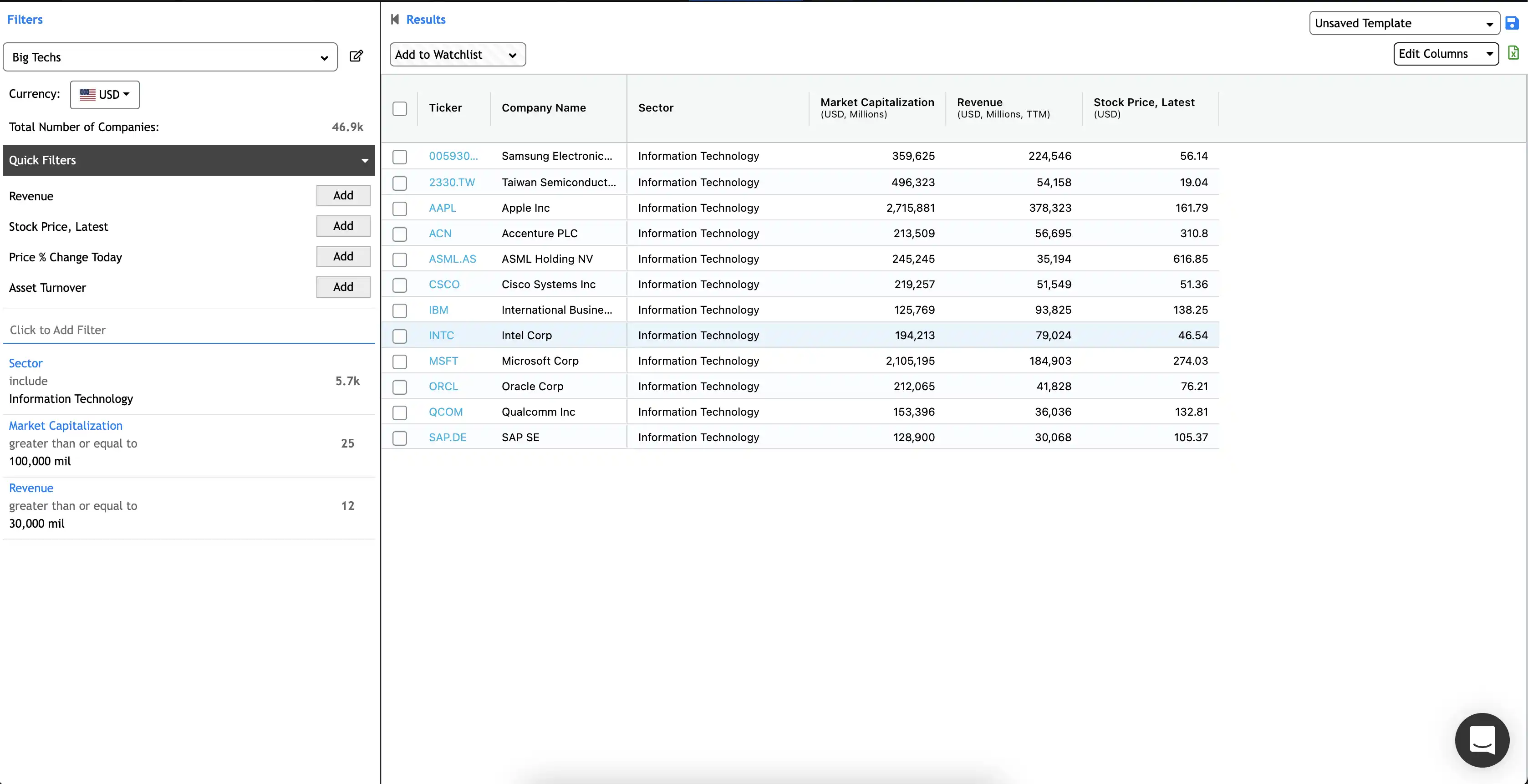Alpha Research - The most powerful stock research platform.