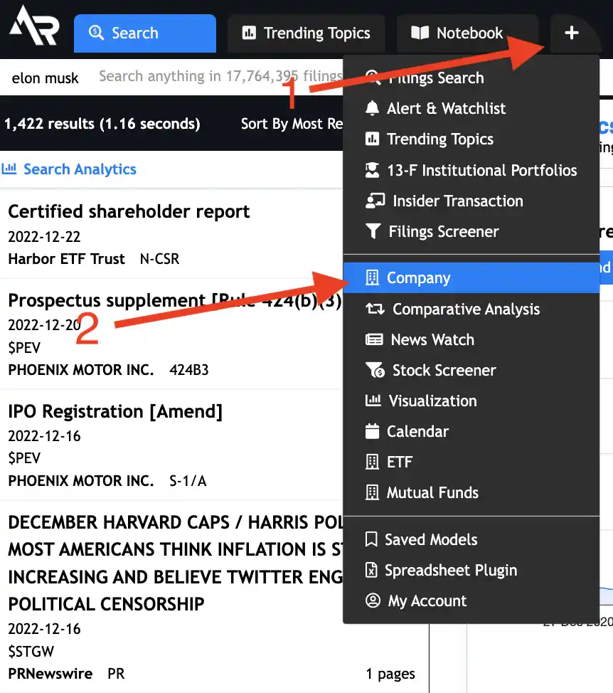 Alpha Research - The most powerful stock research platform.